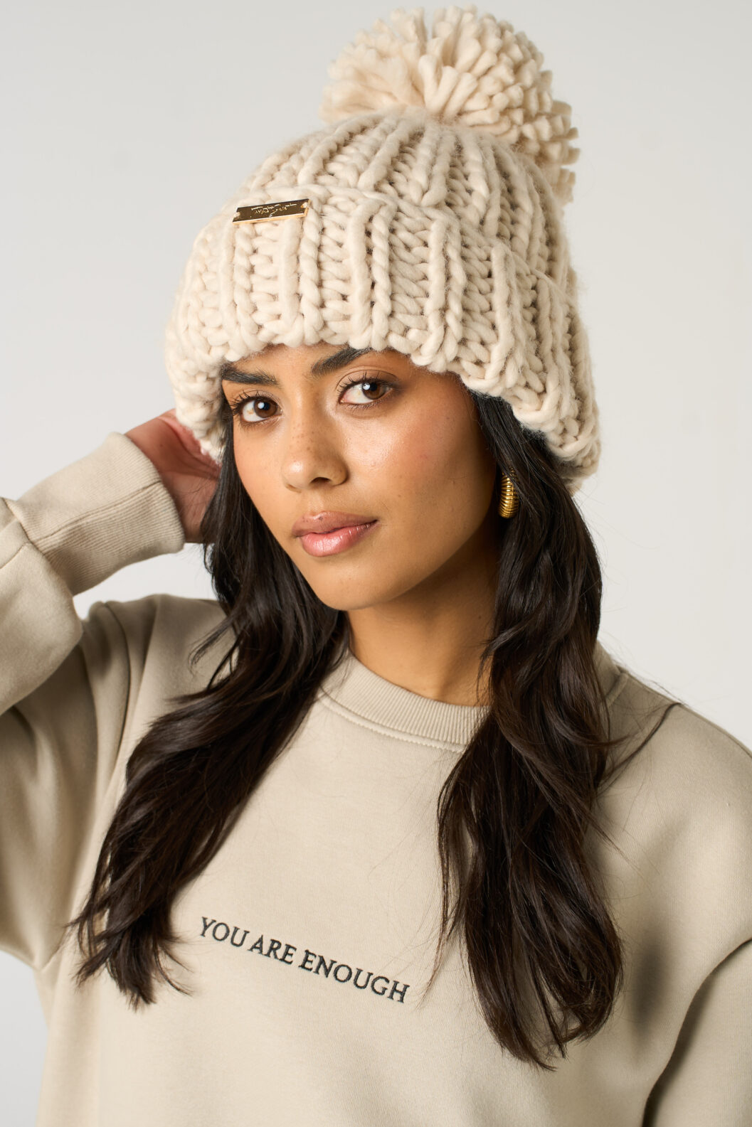 Oversized Oat Beanie | Twisted Saint